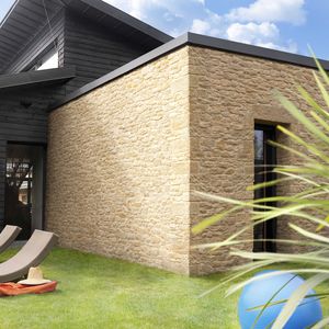Engineered stone wall cladding - MANOIR - ORSOL - interior / exterior ...