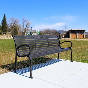 Contemporary public bench - CARNIVAL II - Madrax/Thomas Steele - powder ...