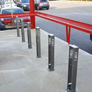 Floor-mounted bike rack - PIN - Madrax/Thomas Steele - metal ...