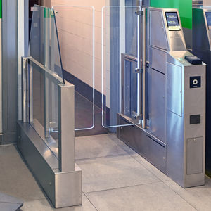 Access control speed gate - AIRGATE SBG - COMINFO - security / glass ...