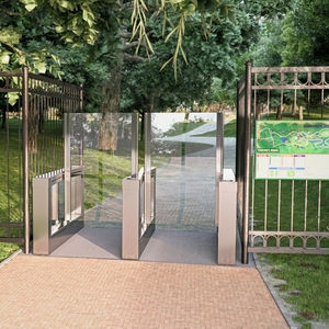 Access control speed gate - AIRGATE E-GATE - COMINFO - security / glass ...