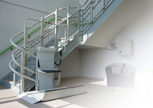 Disabled platform stair lift - DELTA - SAVARIA CONCORD - inclined
