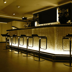 Interior decorative panel - L'ÉTAGE - DACRYL® - backlit / resin ...