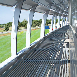 Aluminum solar shading - SPECIAL FINS - Levolux - steel / extruded ...