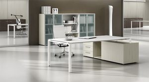 Executive desk - CHARISMA 4.0 - Styloffice S.p.a. - contemporary / oak / walnut