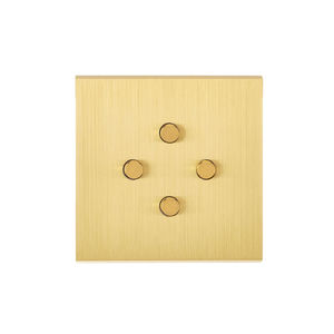 Light switch - Confidence - MOD ELEC - toggle / recessed / brass
