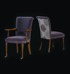 Traditional chair - LAUNAY - William Yeoward - fabric / home