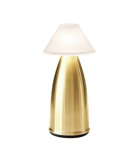 Table lamp - ELIZABETH - Neoz France - brass / cotton / silk