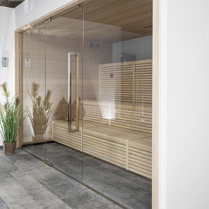 Infrared sauna - OPEN AIR SOFT - Starpool - commercial / wood ...