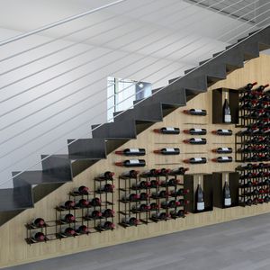 Wooden bottle rack - ESIGO PLEXI CP01 - ESIGO - Plexiglas® / built-in ...