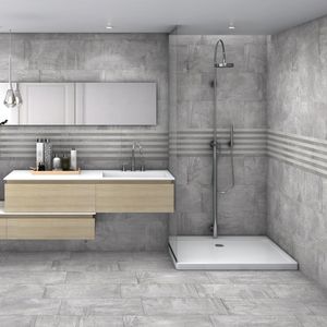 Porcelain stoneware tile - TIBET - Codicer - bathroom / wall / plain