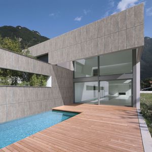 Porcelain stoneware tile - TIBET - Codicer - bathroom / wall / plain