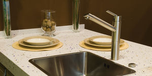 Quartz composite countertop - PERLINO - COMPAC The Surfaces Company ...