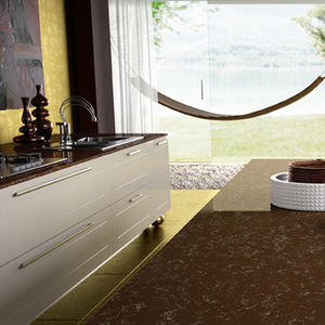 Quartz composite countertop - DIM GRAY - COMPAC The Surfaces Company ...