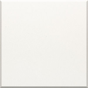 Quartz stone slab - 1665 Bianco Assoluto - OKITE - for kitchen / white