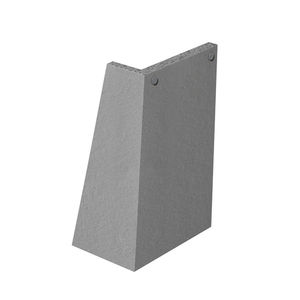 Edge roof tile - LINCOLN LEFT HAND VERGE - Marley - clay / red / smooth