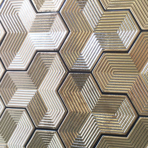 Concrete tile - FLORA HEX - Daniel Ogassian - 3D / indoor / wall