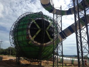 Curved slide - FAMILY - Polin Waterparks - for water park / multiple ...