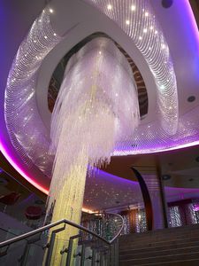 Original design ceiling light - MOON-FLOWER - LASVIT - crystal / halogen