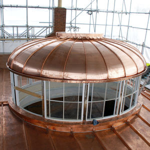 Copper roofing - DUNSTAN HOUSE - Peters Roofing - metal look / standing ...