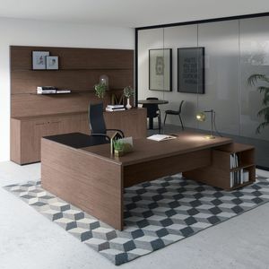 Workstation desk - POP TEE - Frezza - contemporary / melamine / corner