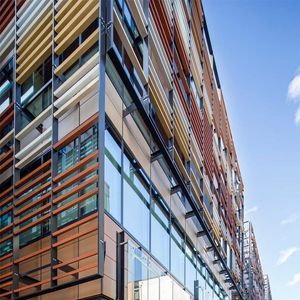 Ceramic solar shading - BO-200X50 - Tempio - for facade / window / vertical