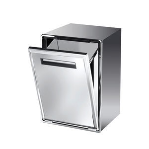 Stainless steel trash can - VP27121 - ronda - indoor / contemporary ...