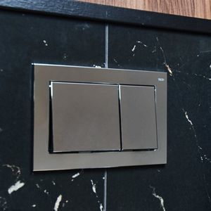 Single toilet flush button - TECEflushpoint - TECE Italia - commercial