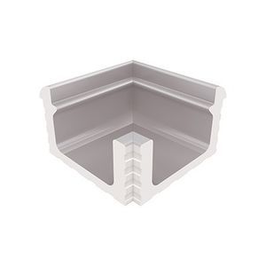 Swimming pool drainage channel - KP109.1 - Serapool - gray / corner