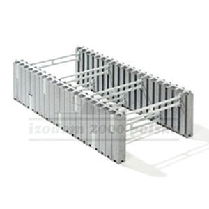 Expanded polystyrene (EPS) formwork block - MCFU 1/25 - izodom 2000 ...