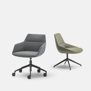 Contemporary executive chair - BINAR - INCLASS - leather / fabric ...