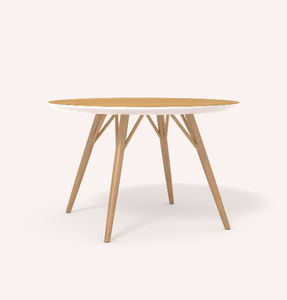 Contemporary table - ANNA - COCO-MAT - oak / hardwood / rectangular