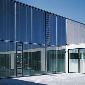 Point-fixed curtain wall - CITY HALL, RODING - Schindler - glass