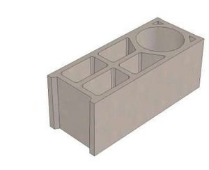 Concrete shuttering block - STEPOC - Perin - for wall
