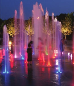 Fountain jet - LED132 SERIES - RGB ILLUMINATED FOAM JET - Crystal Fountains