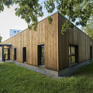 Modular building - MACHÉ 190 m² - Cougnaud - prefab / wooden / for school