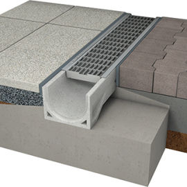 Slot drainage channel - FILCOTEN PARKLINE - Elkington Gatic - stainless ...