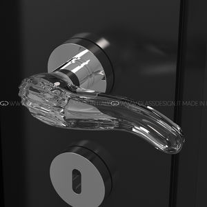 Door handle - Round Home - GLASS DESIGN Srl - brass / crystal ...