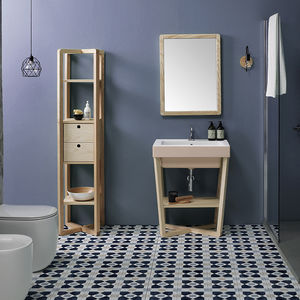 Wall-hung washbasin cabinet - MINI LAVABI - COLAVENE - particle board ...