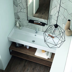 Wall-hung washbasin cabinet - MINI LAVABI - COLAVENE - particle board ...