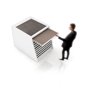 Wooden tile display rack - AMAZONAS 4+1 - INSCA - panel / for shop