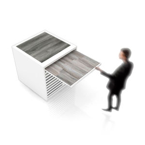 Tile display rack - AMAZONAS 4+1 - INSCA - wooden / panel / for shop