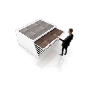 Wooden tile display rack - AMAZONAS 4+1 - INSCA - panel / for shop