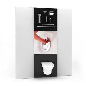 Wall-mounted display rack - BRUSELAS 1 - INSCA - wooden / for shop