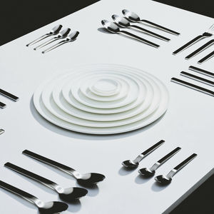 Dinner plate - BASE - SERAX - round / porcelain / commercial