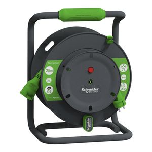4 socket cable reel - Thorsman HO5VVF - SCHNEIDER ELECTRIC - IP44 / 1.5 mm
