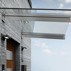 Door canopy - Z-02 - PAULI FRANCE - for window / metal / stainless steel