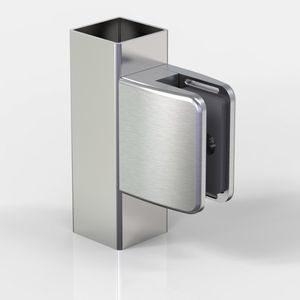 Zinc glass clamp - PAULI FRANCE - glass / for balcony / interior