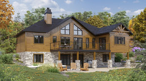 Stacked wood house - Willowcreek - TIMBER BLOCK - contemporary / two ...