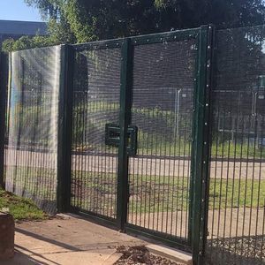 Swing gate - ArmaWeave - ZAUN FENCING - steel / wire mesh / motorized